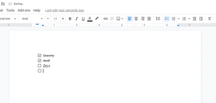 Hur man infogar en kryssruta i Google Docs | se.tab-tv